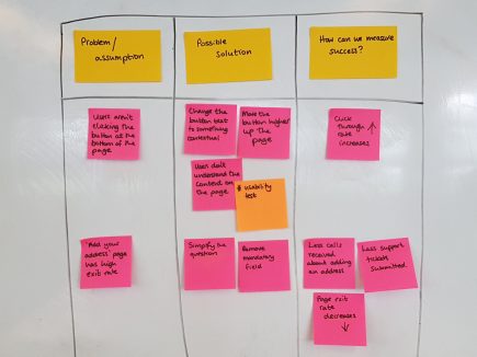 post its on board – Life at HMRC