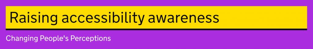 Raising accessibility awareness – Life at HMRC